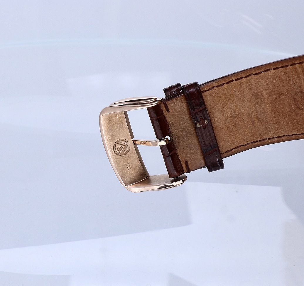 Franck Muller Conquistador King Cortez Rose Gold Arabic Dial Crocostrap ...